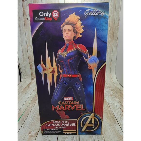 Marvel | Toys | Captain Marvel Statue Pvc Figure Brie Larson Diamond ...